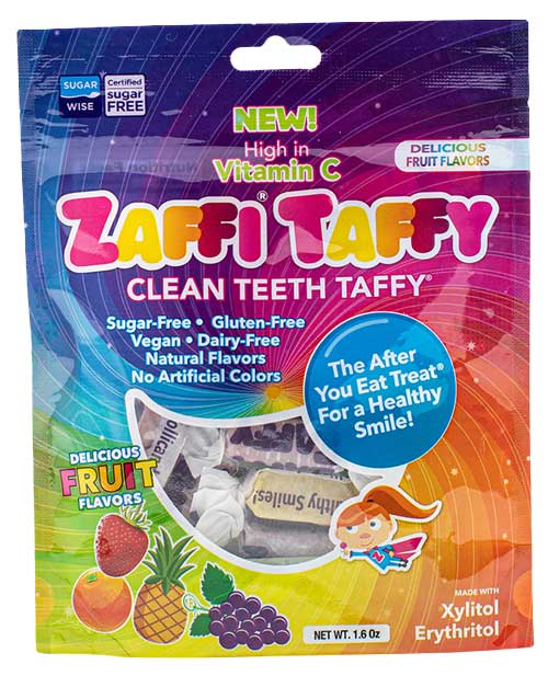 Buy Online Zolli Zaffy Taffy Assorted Fruit - Petite Paradise (1.6 oz) | Sugar-Free, Gluten-Free ...