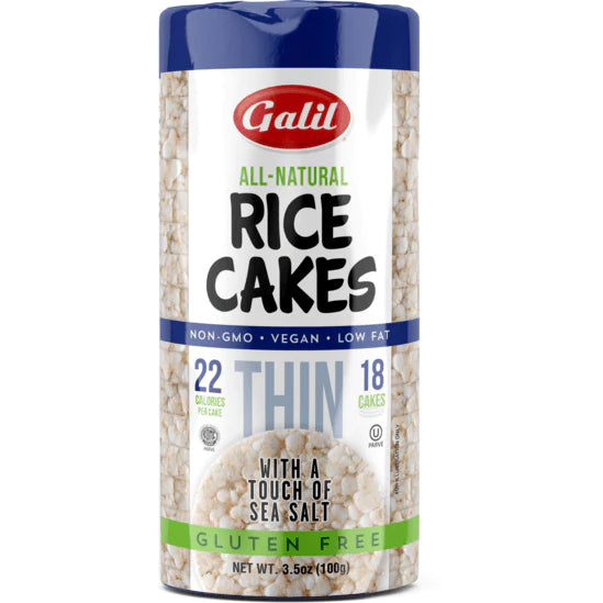 Buy Online Galil All Natural Sea Salt Thin Rice Cakes - 18 Cakes, Non ...