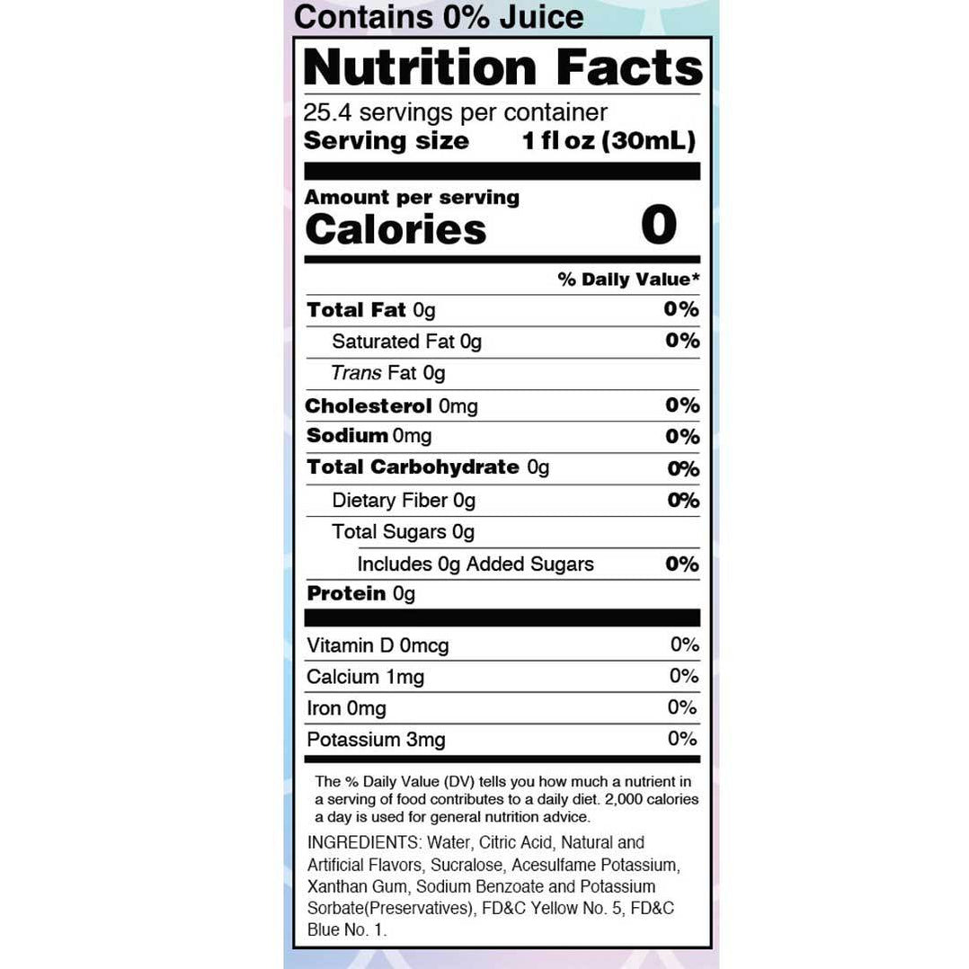 Buy Online Skinny Mixes Sugar-Free Mermaid Syrup - 750ml: A Splash of ...