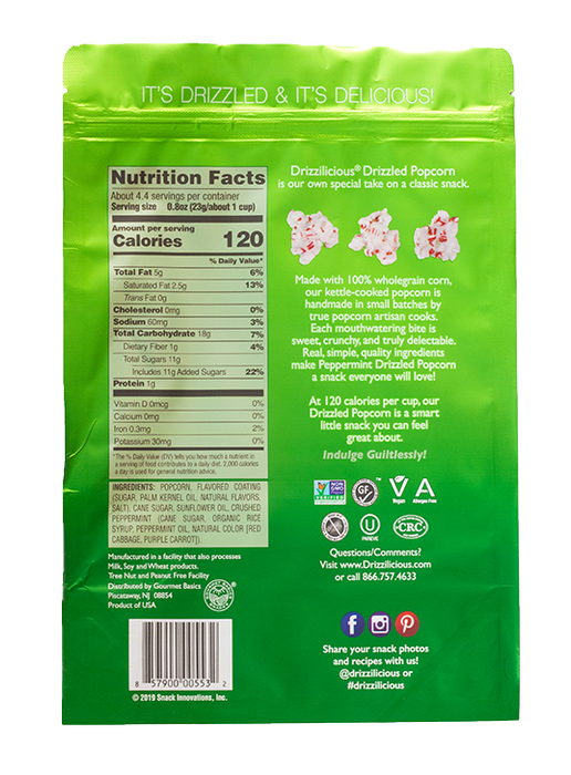 Buy Online Drizzilicious, Peppermint Drizzled Popcorn - The Natural ...