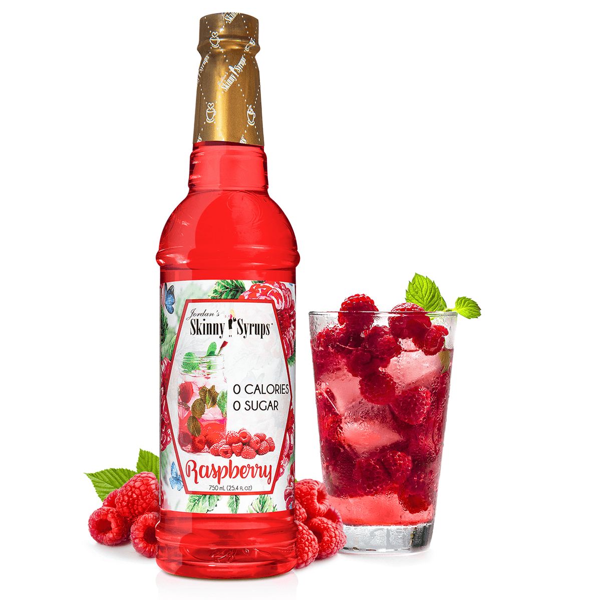 Skinny Mixes Sugar Free Raspberry Syrup - 750ml: Berrylicious Flavor ...