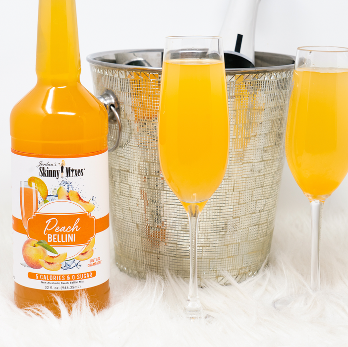 Buy Online Skinny Mixes Sugar-Free Peach Bellini Cocktail Mix - Sip ...